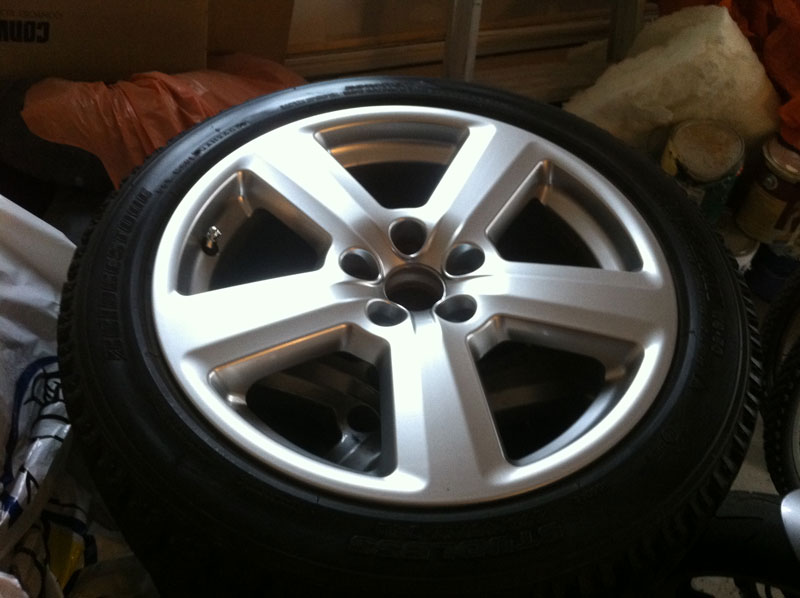 For Sale: FS: Audi A4 B6/B7 17" Winter Wheels & Tires